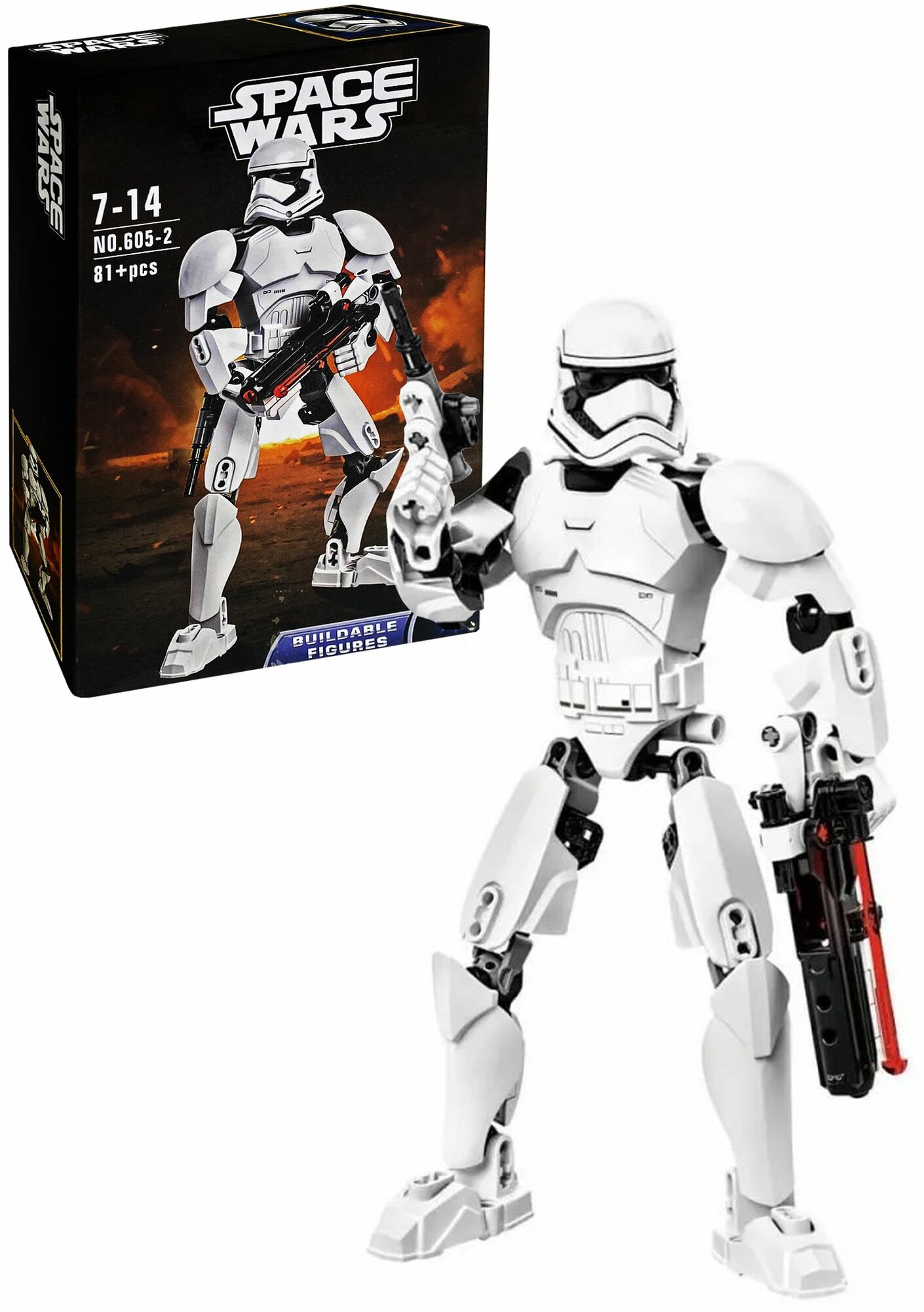 Конструктор Звездные войны Штурмовик Первого ордена, 81 деталь