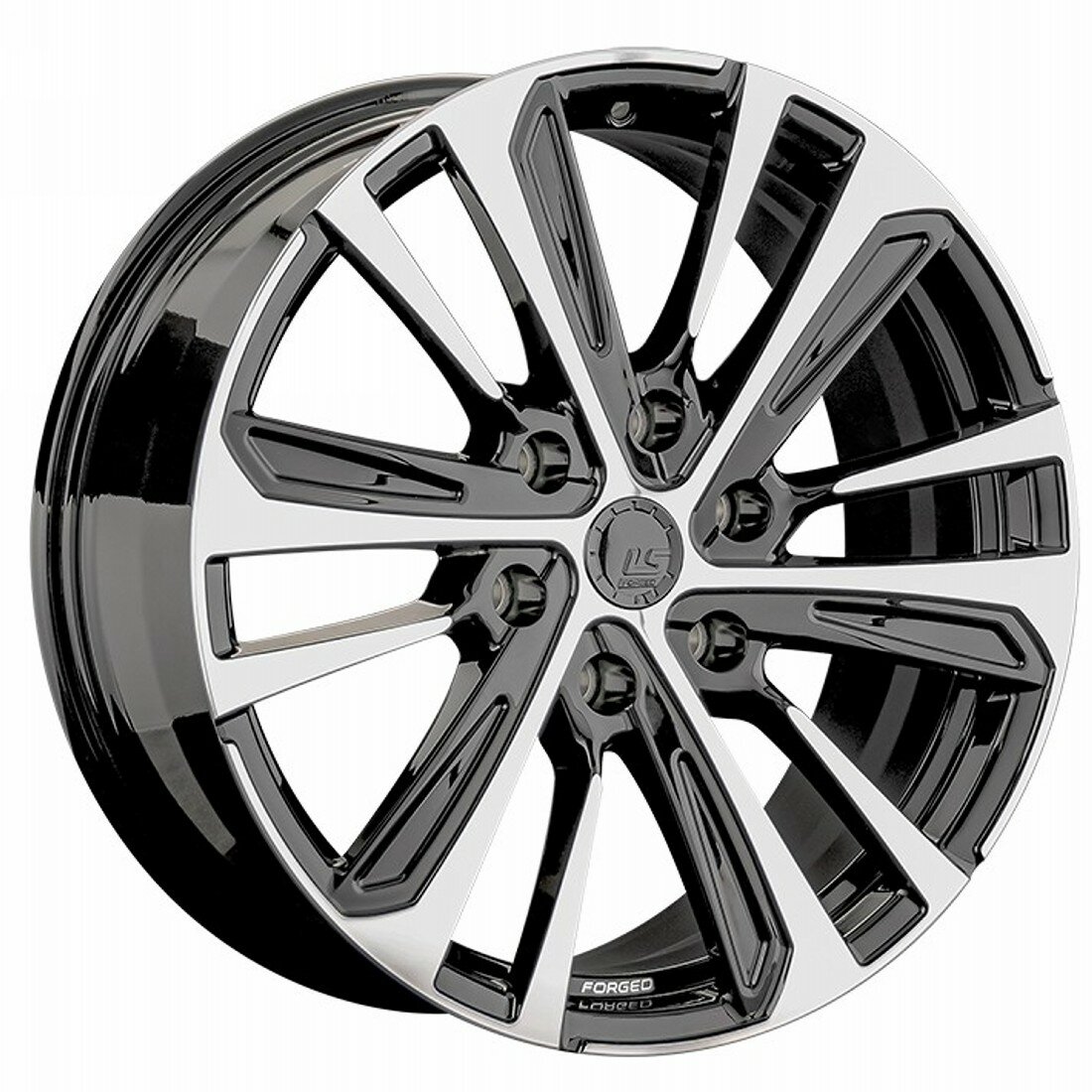 Колесный диск LS Forged LS FG19 7,5x19 6x139,7 ET25 106,1 BKF кованый для автомобиля