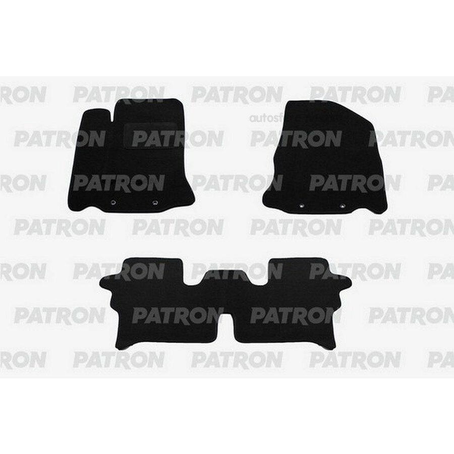 PATRON PCCNSN0048 Комплект автомобильных ковриков текстильных NISSAN Pathfinder 2012-2016