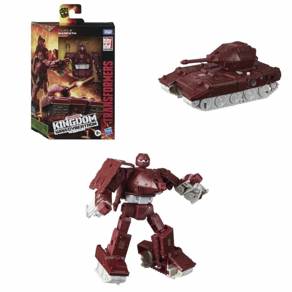 Hasbro Игрушки-трансформеры Generations War for Cybertron: Kingdom Deluxe WFC-K6 Warpath 5,5-дюймовый F0671 -kpa