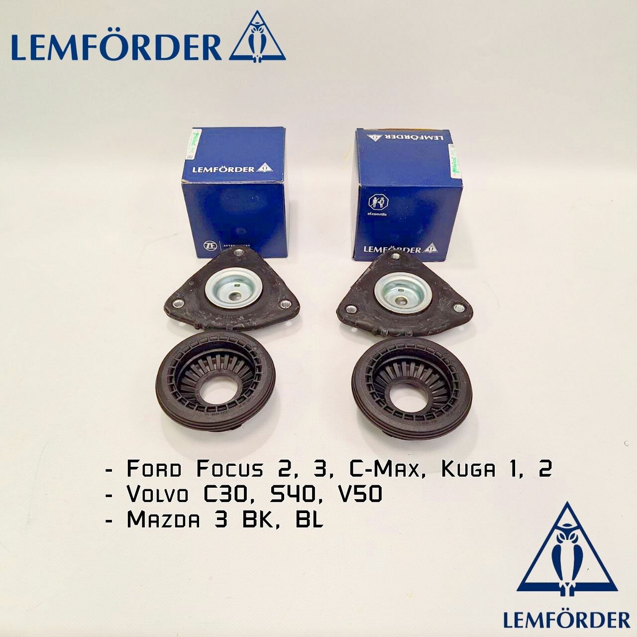 Опорный подшипник опора Lemforder для Ford Focus 2, 3, C-Max, Kuga, Volvo C30, S40, Mazda 3 BK BL