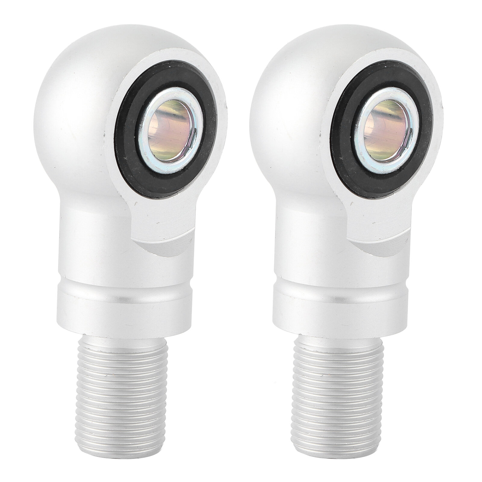 Пара адаптеров для амортизаторов с отверстием 10 мм, увеличивающих высоту подвески, для мотоциклов, квадроциклов и внедорожников (Тип А, серебристый, 75 мм/3 дюйма).