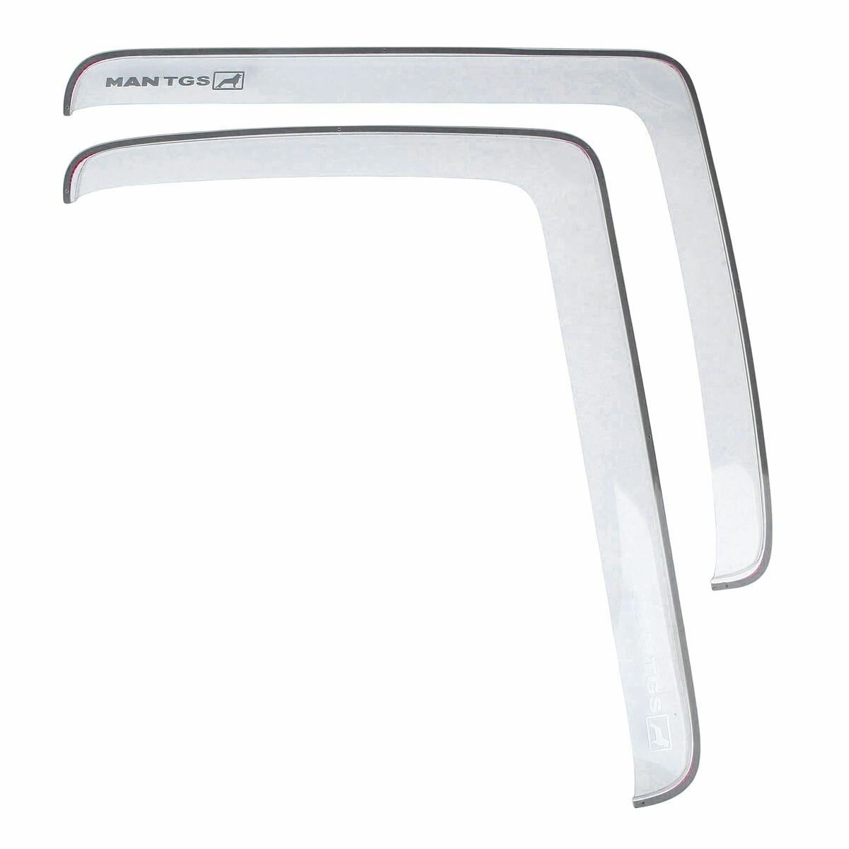 Дефлектор угловой 9979, для MAN TGS, пластик, прозрачный, 2 шт
