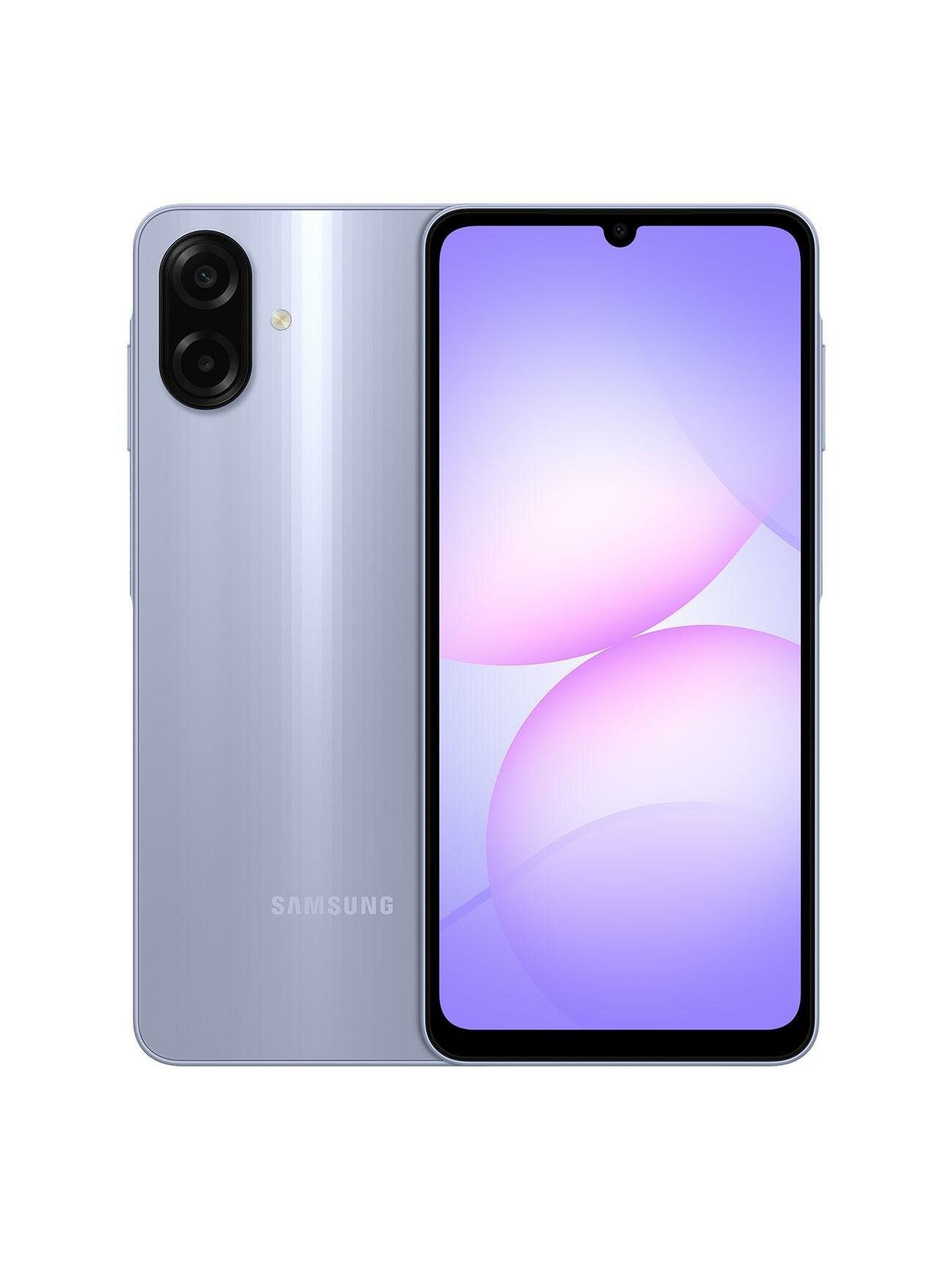 Samsung Galaxy A07 4/128Gb фиолетовый 6.7" экран 90 Гц 5000 мА·ч Android 15