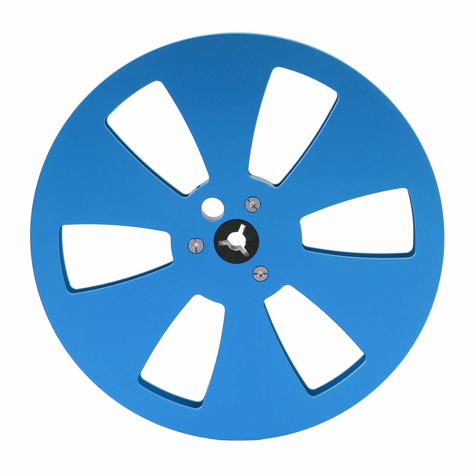 Алюминиевая катушка 1/4" 7" для Revox/Studer, 3 отв, синяя