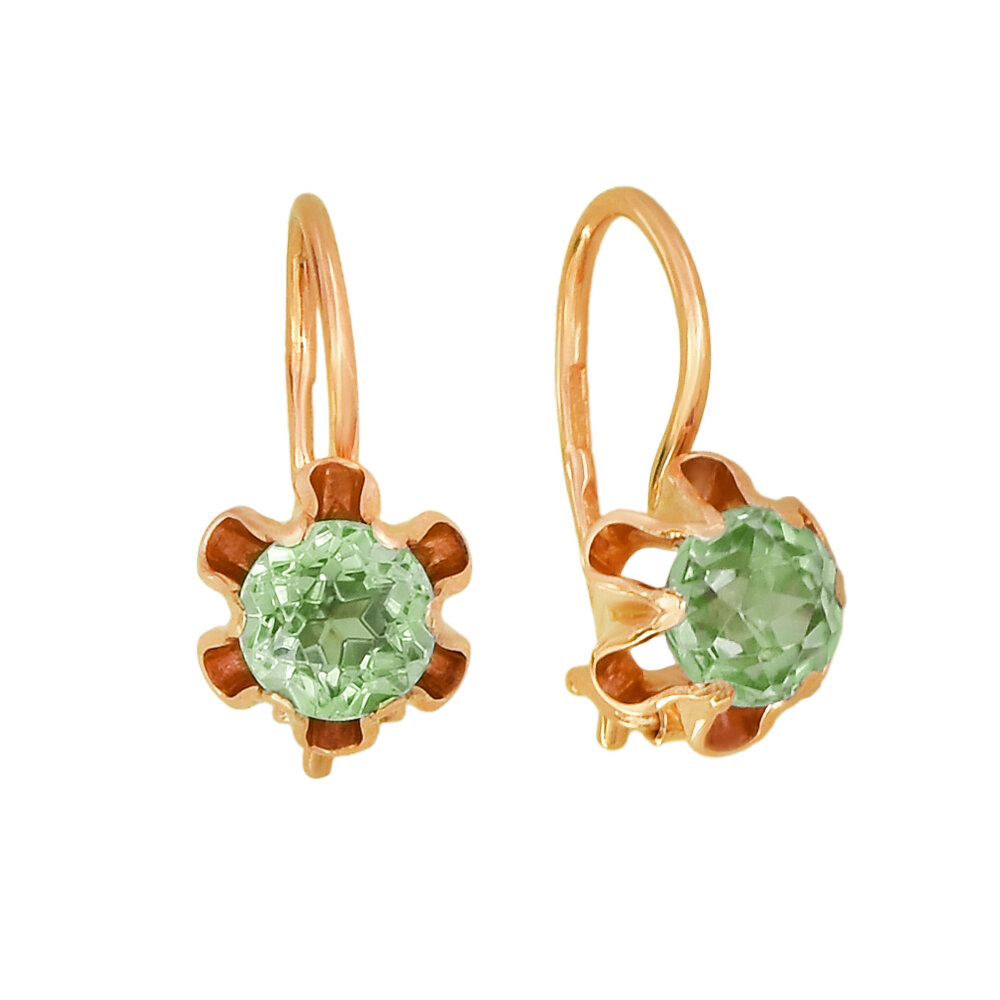 серьги из золота