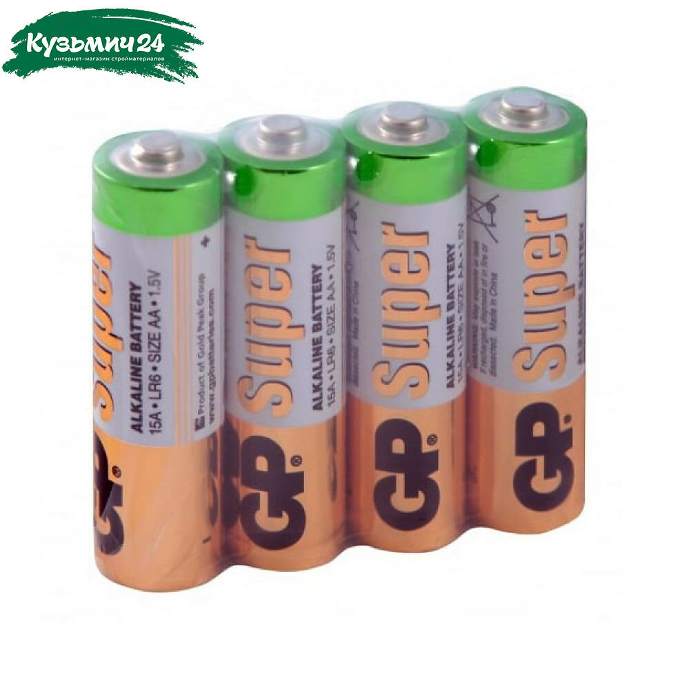 Элемент питания GP Super LR6 блистер 4 шт
