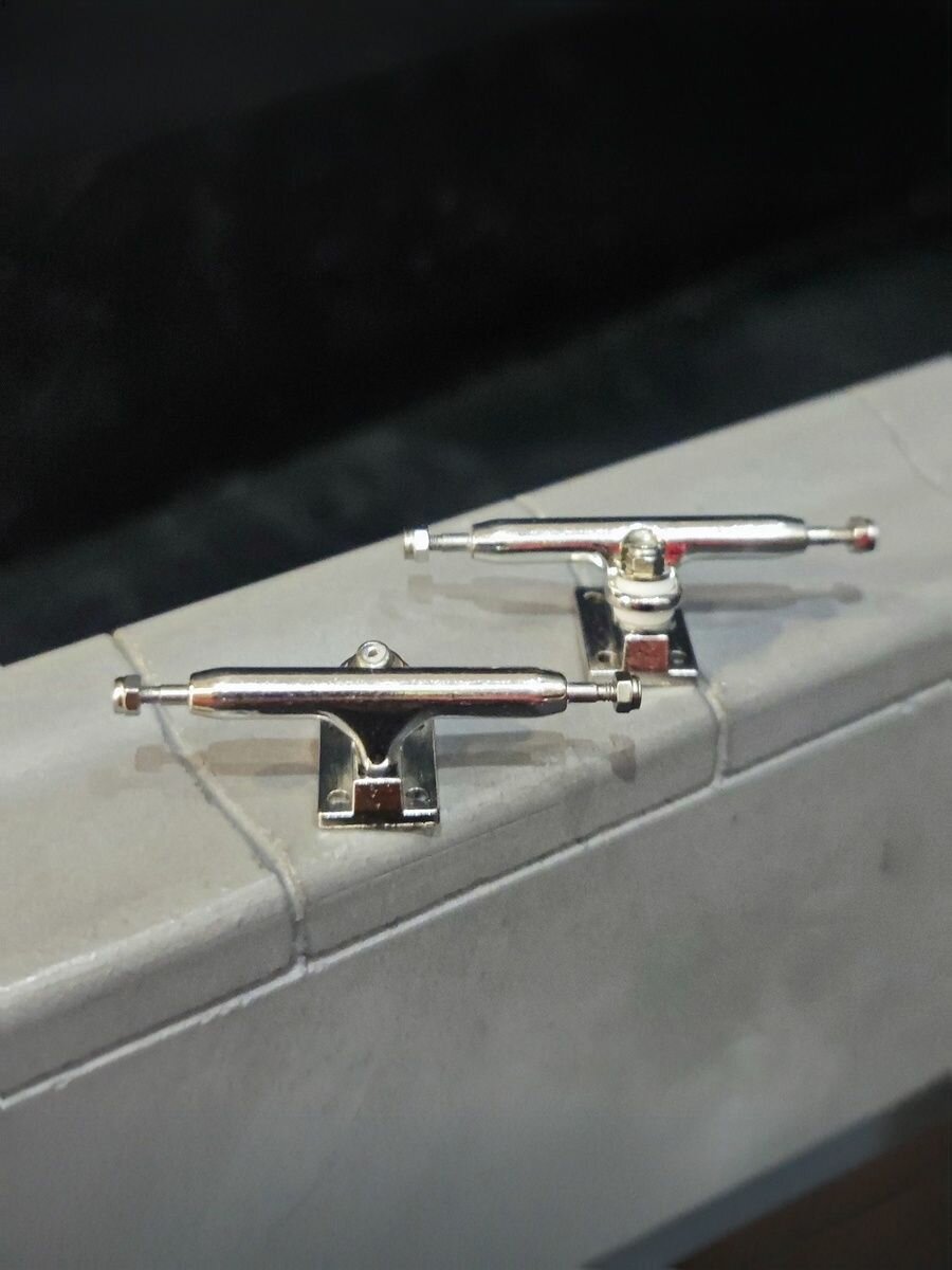 Траки для фингерборда MSS Pro PC new 34 мм серебряные