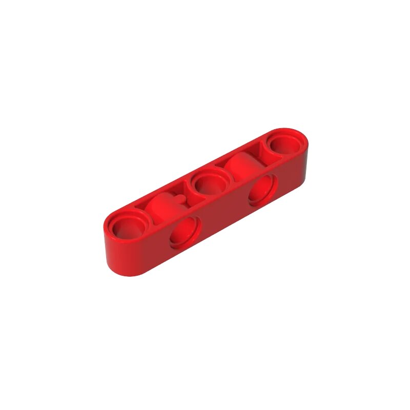 Gobricks GDS-1591, 10 шт. балок-блоков 1x5, толстые детали с 2 отверстиями, совместимые с Technic, для конструкторов MOC, игрушки для взрослых, модель