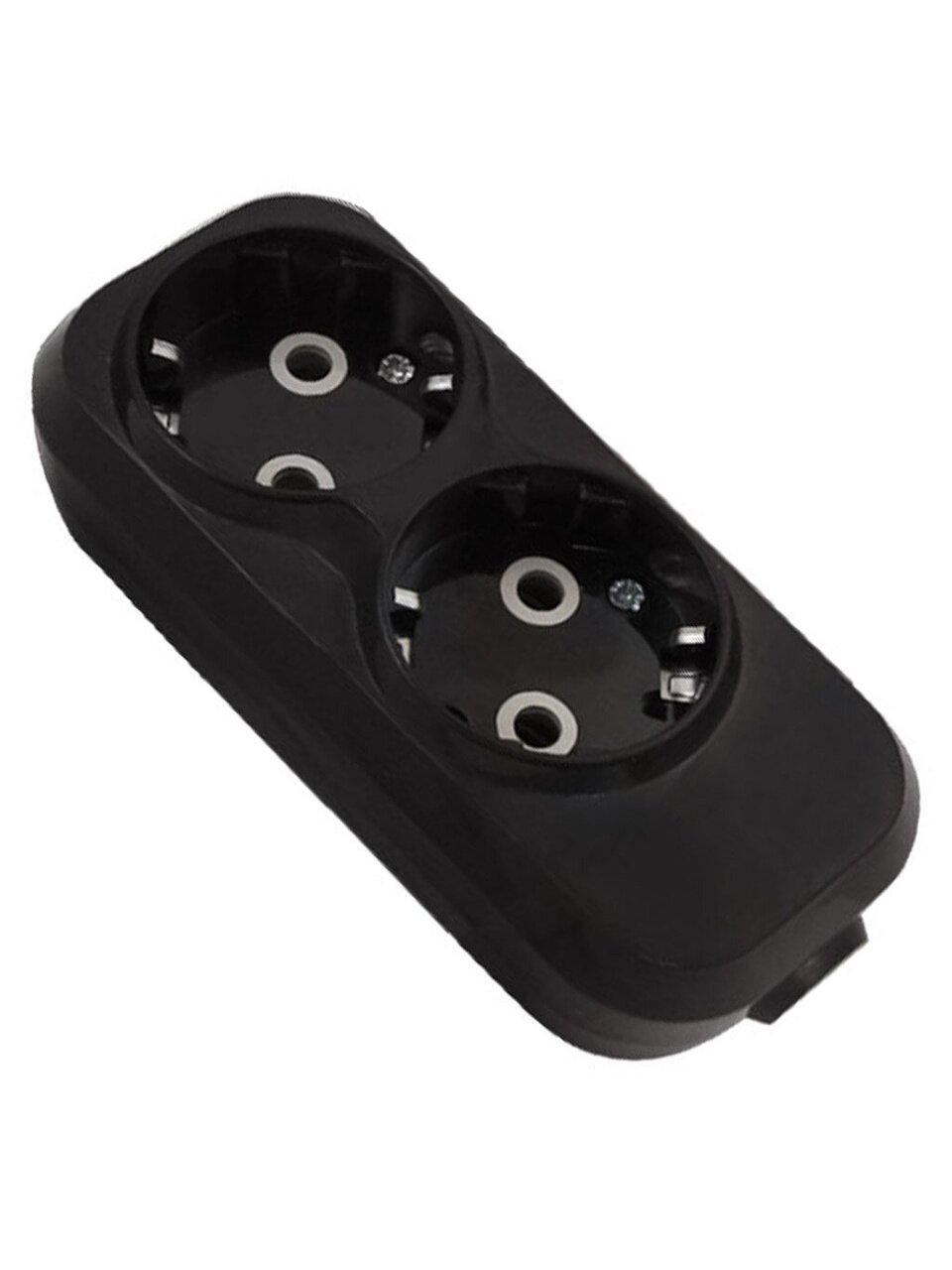 Корпус удлинителя 2 гнезда TDM Electric SQ1806-0423 16 А 250 В 2П с заземлением черный