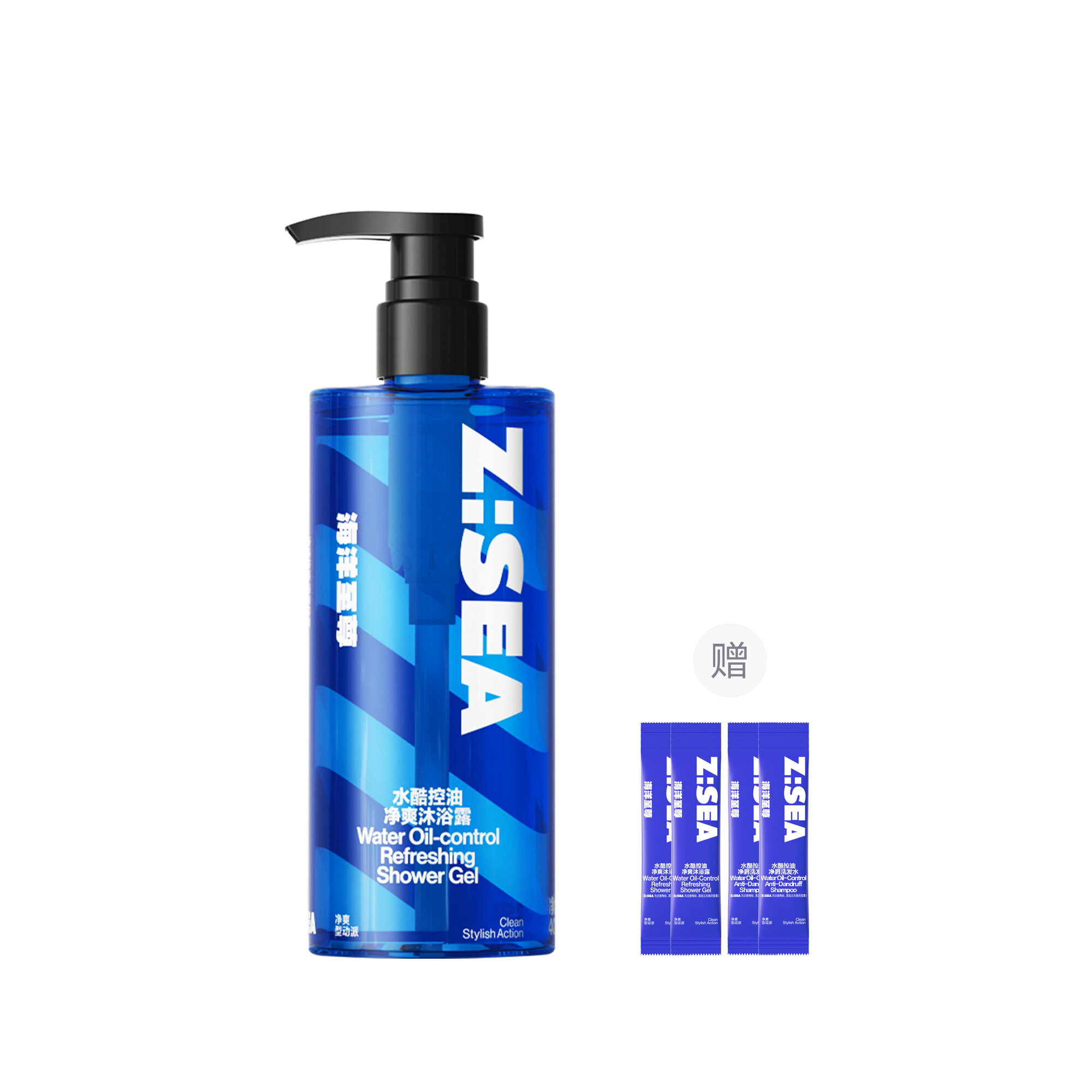 Гель для душа мужской HAIIANGZHIZUN 5695554, освежающий, с контролем масла, увлажняющий, против акне и зуда