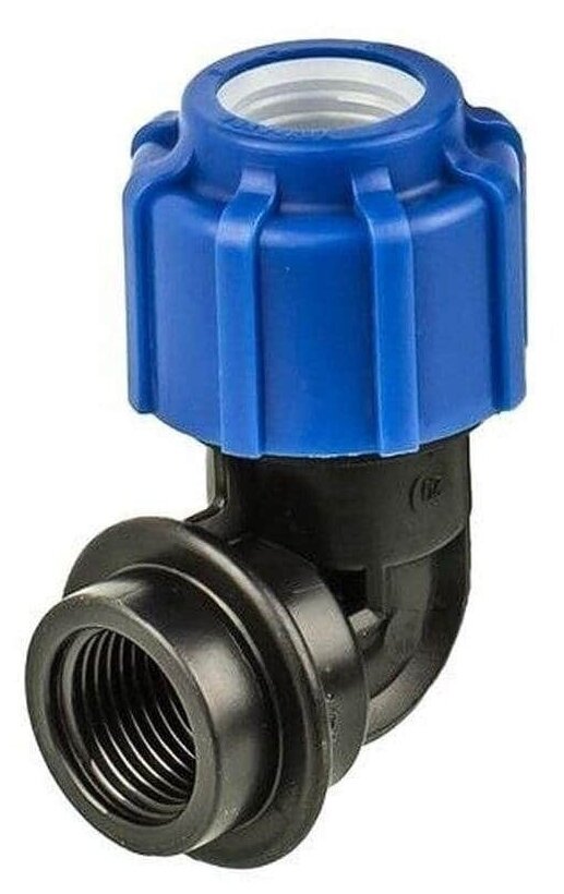 Угол ПНД 20х3/4 внутренняя резьба РТП (Компрессионный фитинг для полиэтиленовой трубы)