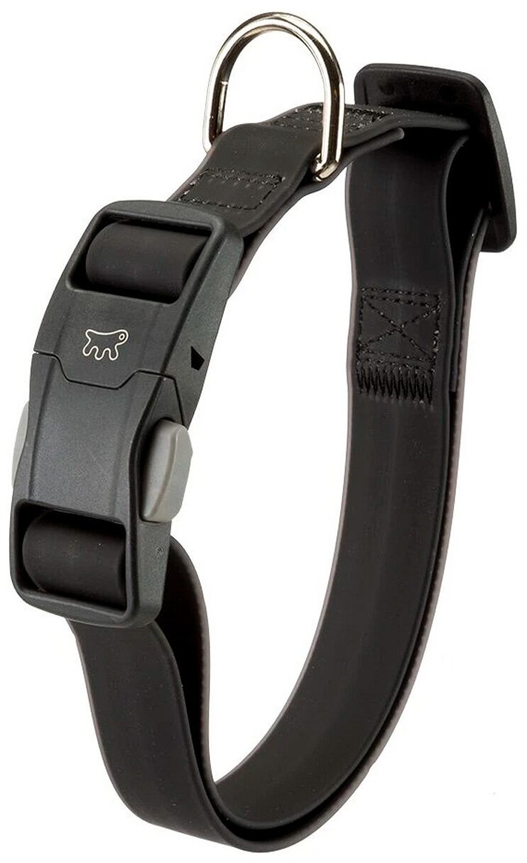 Ошейник с магнитным замком для собак Ferplast Evolution C25/56 черный (1 шт)