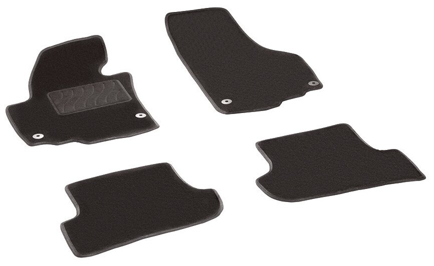 Ворсовые коврики LUX для Skoda Yeti 2008-н. в.