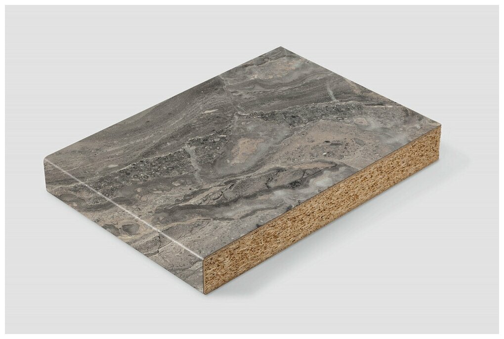 Столешница для кухни Egger 2700х600x38мм. Цвет - Мрамор Чиполлино серый