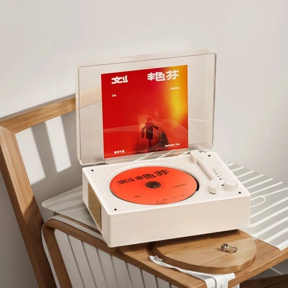 Ретро CD-плеер портативный