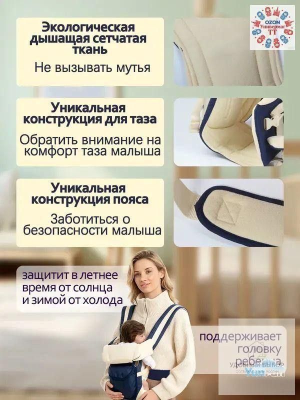 Кенгуру переноска для детей с 3 месяцев/слинг для новорожденных/Эргорюкзак