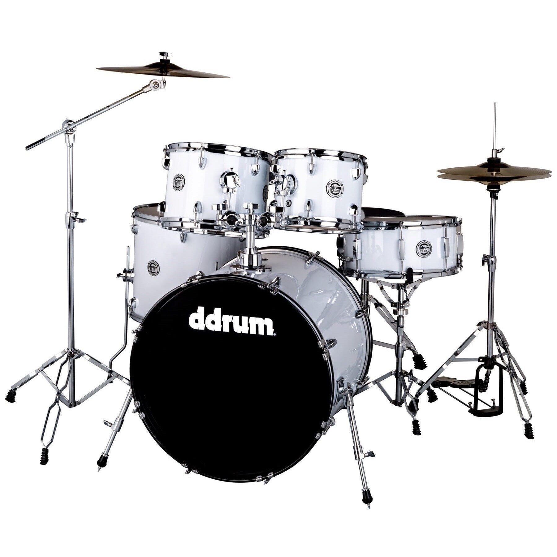 DDRUM D2 522 WHT - ударная установка , цвет White , 10'-12'-16'-22', 14х6.5'