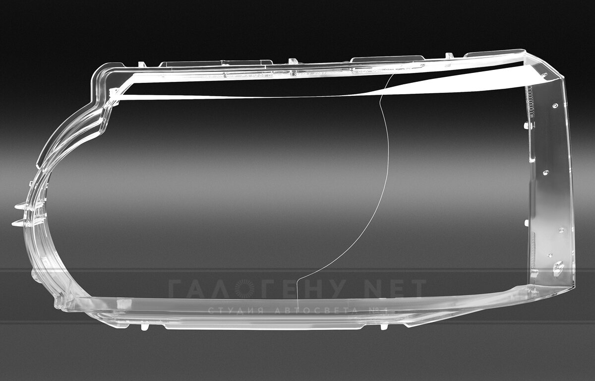Стекло фары Land Rover Range Rover (2009 - 2012 г. в.), левое, GNX, поликарбонат, для автомобилей Рендж Ровер