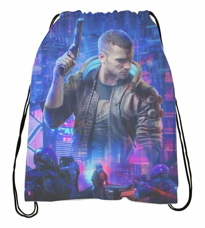 Сумка-Мешок Киберпанк, Cyberpunk №14