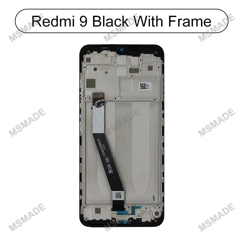 Дисплей Xiaomi Redmi 9 LCD С Сенсорным Экраном (тачскрином) Для Моделей 9 Black with Frame