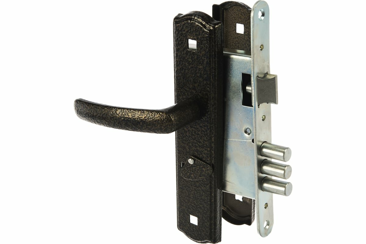 AVERS Замок врезной сувальдный ЗВ9-4-1-4 бронза для дверей 20750 надежное запирание