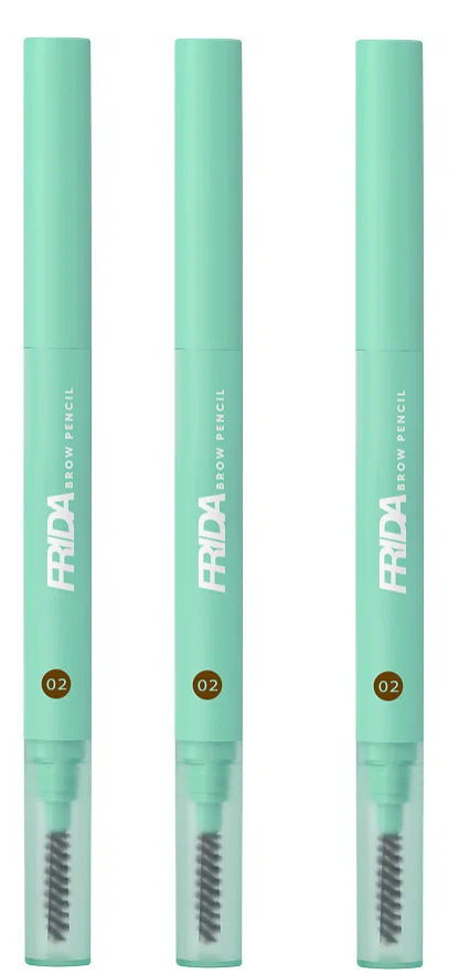 Карандаш автоматический для бровей Love Generation Frida, тон 02 коричневый, 0,15 г 3 шт