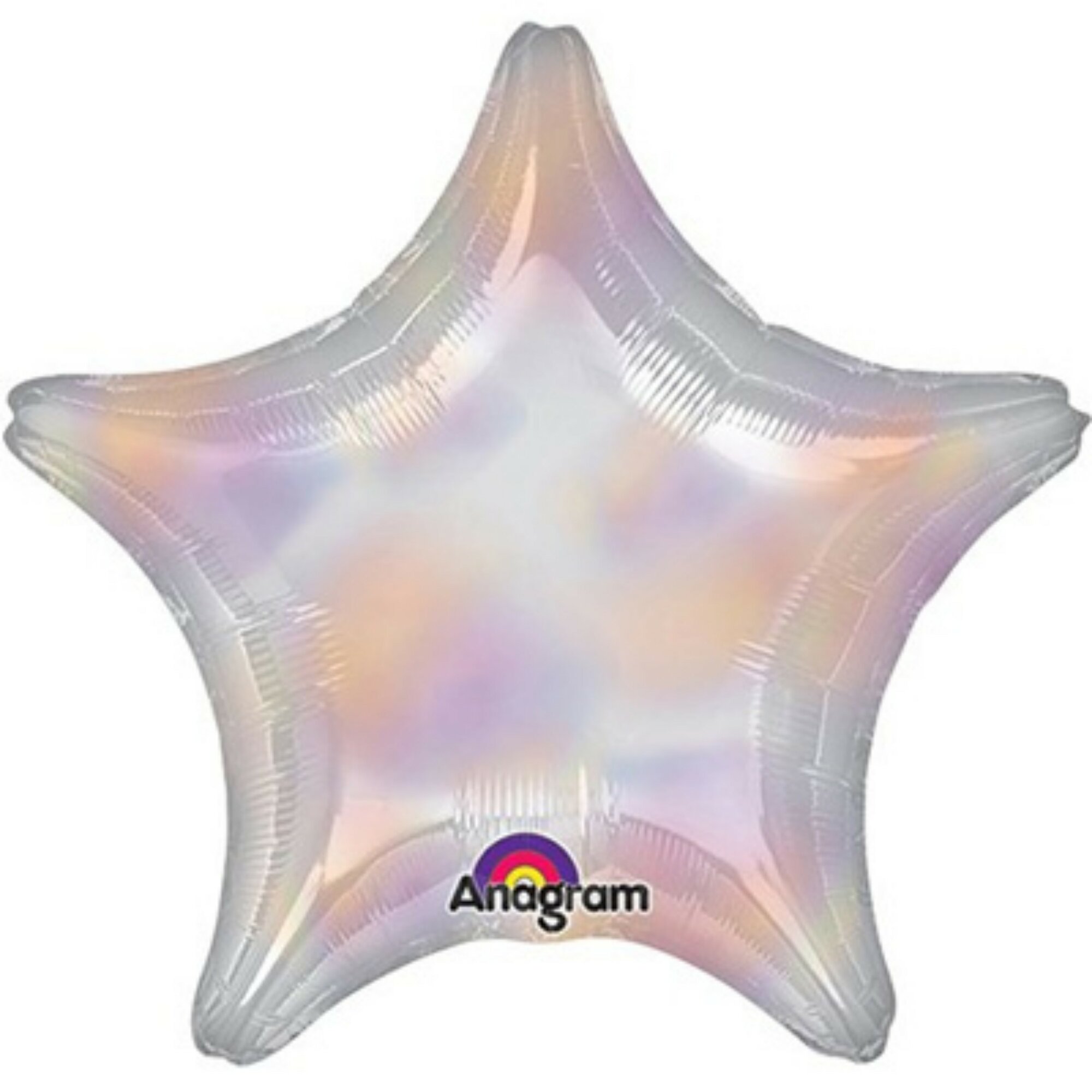 Шар ненадутый А Б/РИС блеск звезда 19"Iridescent