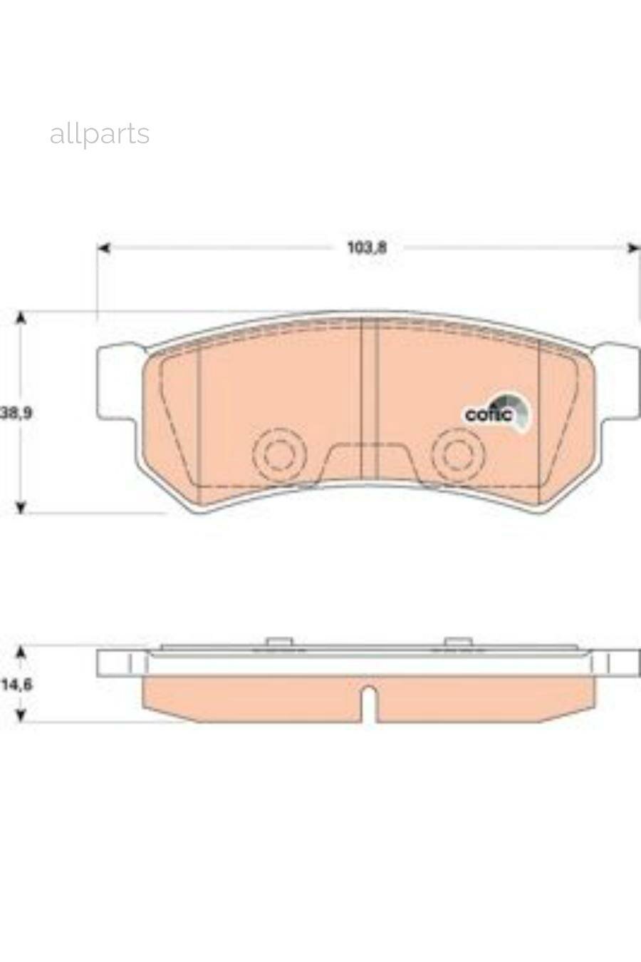 ZF RUSSIA GDB4178 ZFR Колодки тормозные CHEVROLET LACETTI 07-/DAEWOO NUBIRA задние