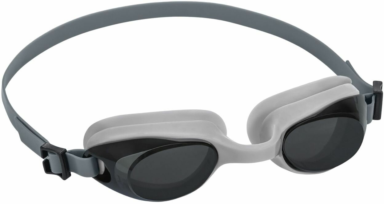 Взрослые очки для подводного плавания Bestway ActivWear, подростковая плавательная маска с регулируемым ремешком для бассейна и ныряния под водой, от 14 лет