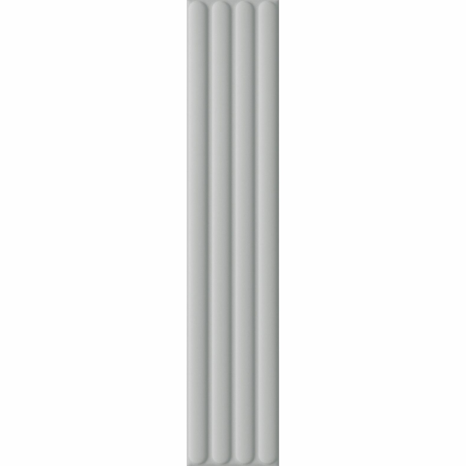 Керамическая плитка DNA Tiles (ДНА Тайлс) Plinto Out Grey Matt 10,7х54,2 см (78803301) (0.579 м2)