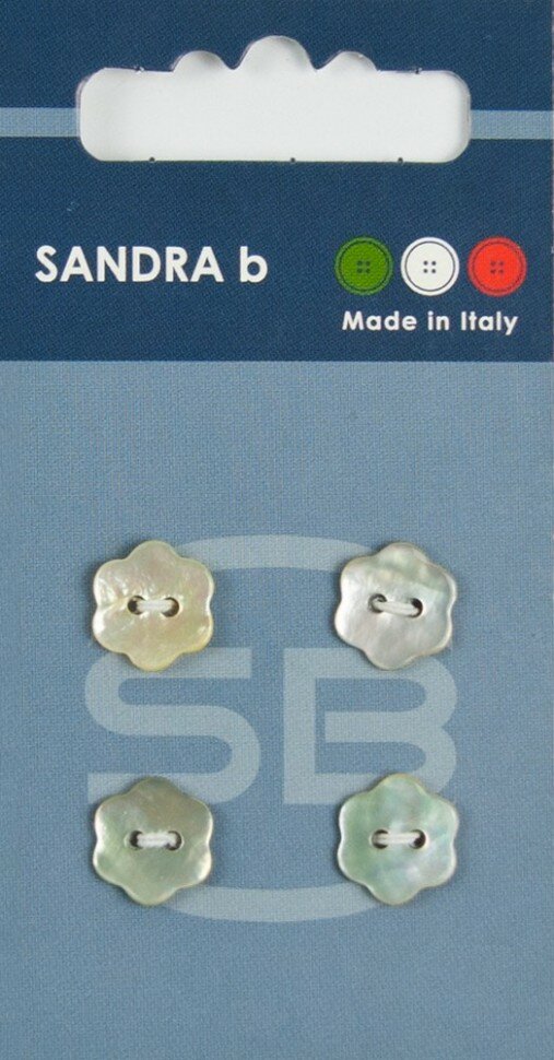 #CARD026 Пуговицы Sandra 4 шт