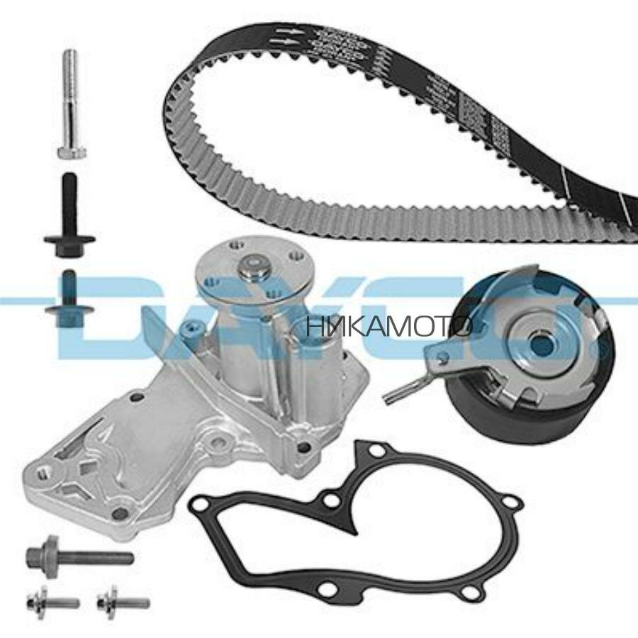 DAYCO KTBWP7640K ремкомплект ГРМ с помпой!\ Ford Focus/Fiesta/C-Max/Mondeo 1.4/1.6i 05>