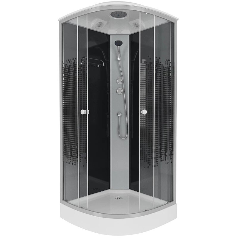 Душевая кабина Niagara Eco 100x100 NG-4502-14BLACK без гидромассажа 45021453