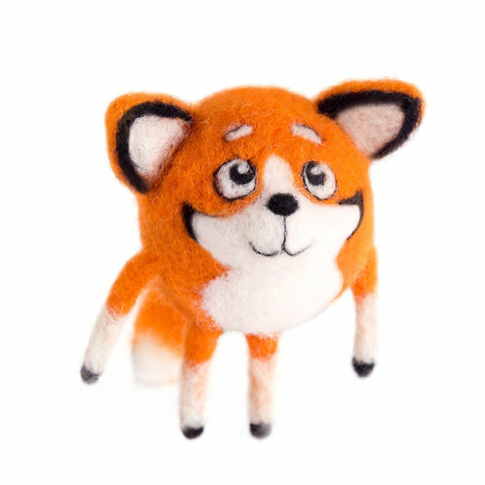 Набор для валяния Лиса Лисолетт, марка Miadolla WT-0134