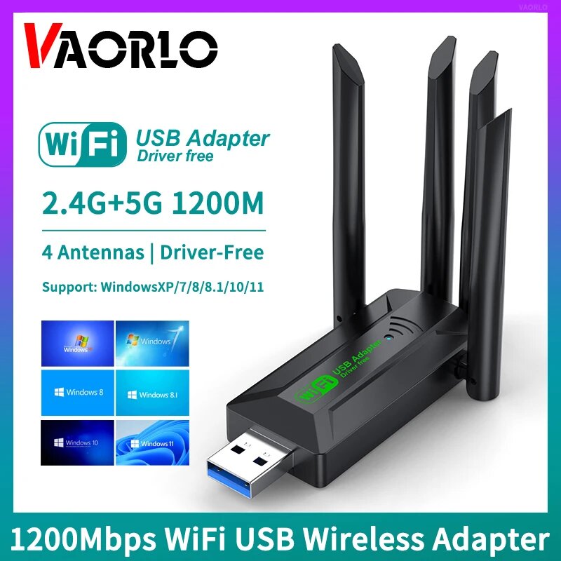 WiFi USB адаптер 1200 Мбит/с — фото 1