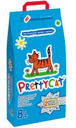 Pretty Cat Впитывающий наполнитель с ароматом (Aroma Fruit), 8л, 4кг 4 кг