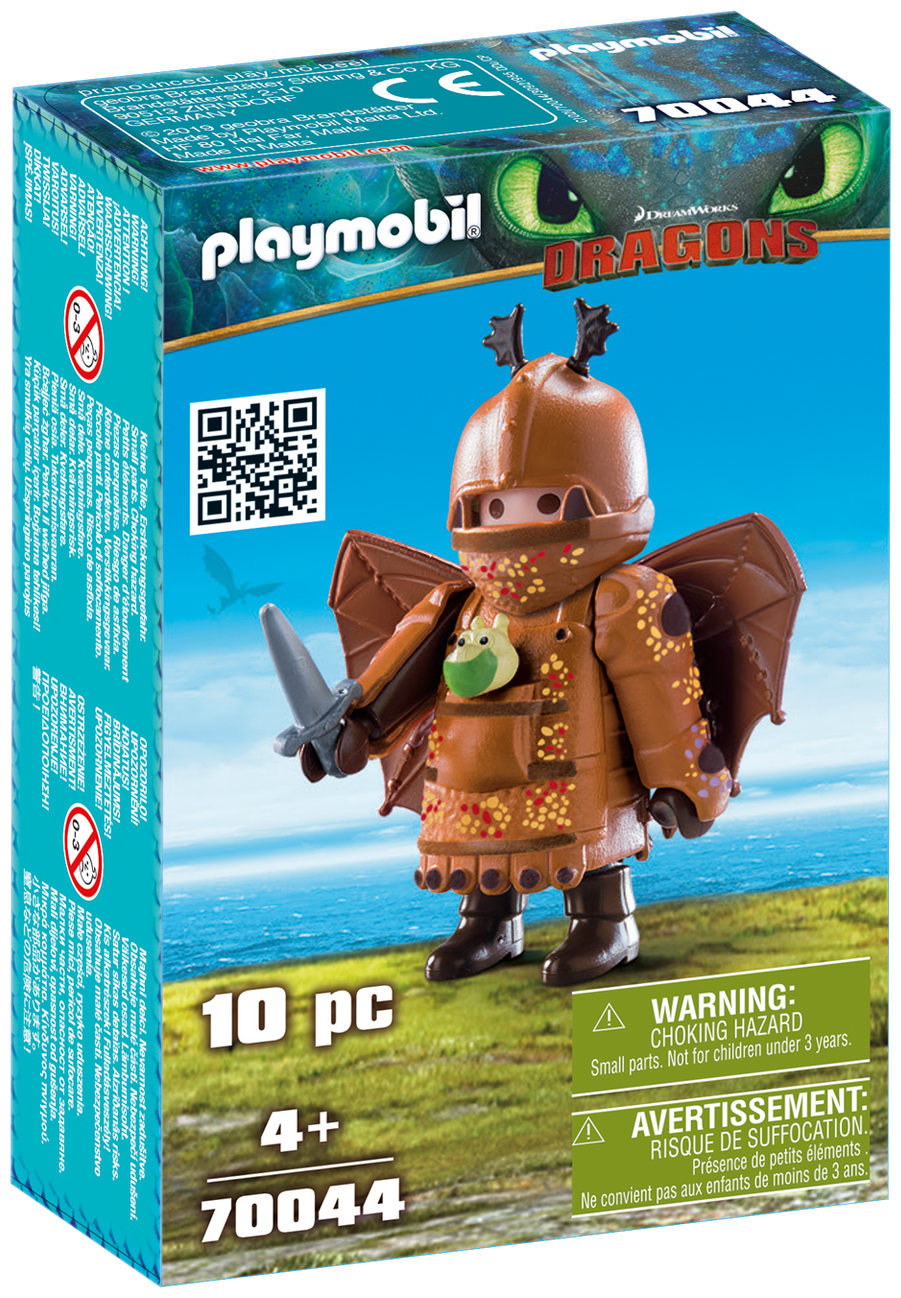 Playmobil Конструктор Драконы III: Рыбьеног в летном костюме 70044