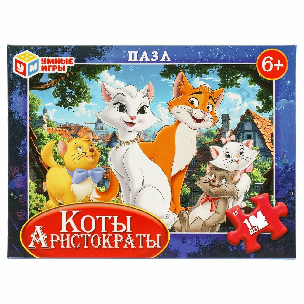 Пазл Коты Аристократы, 104 детали Умные игры 4660254456105