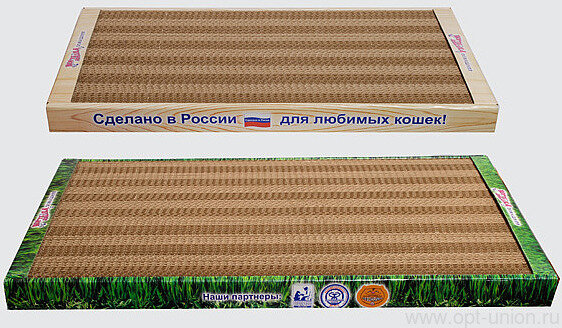 Когтедралка "когтедралка Домашняя" малая, гофрокартон 50*24*3.5см