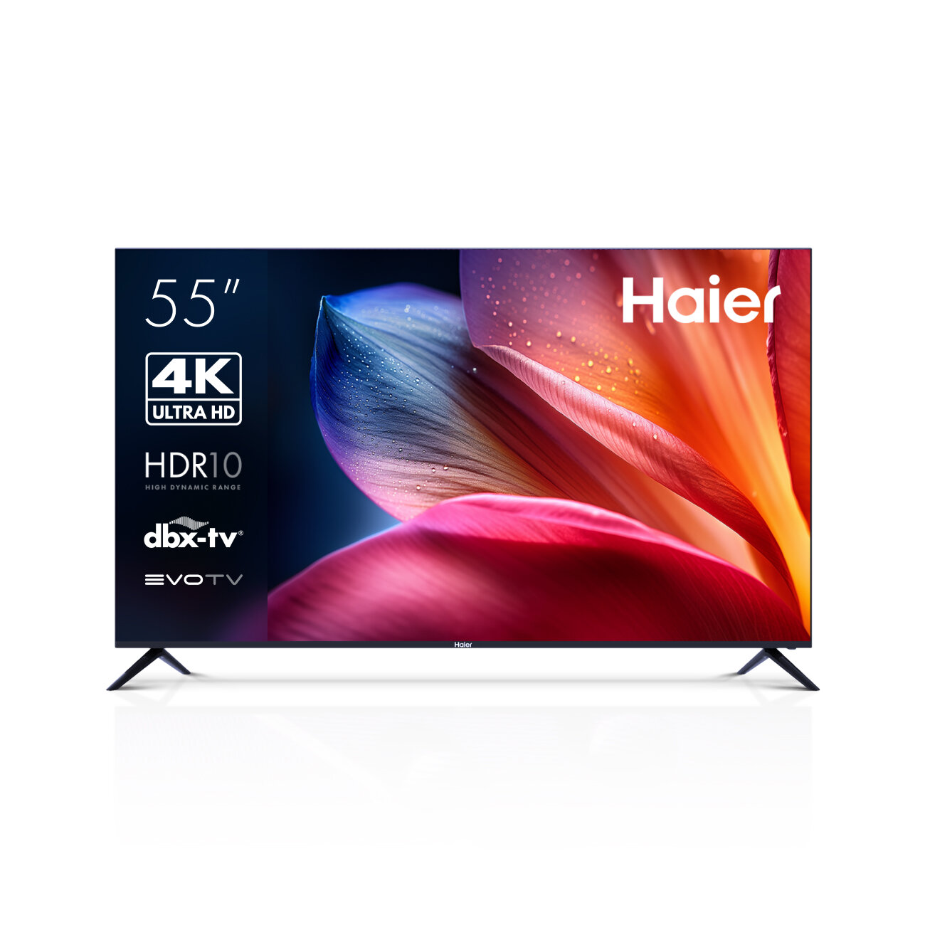 Телевизор Haier Smart TV S1, 55", 3840x2160, Dvb-t/t2/c/s2, Hdmi 3, USB 2, Smart TV, чёрный Haier 10 .