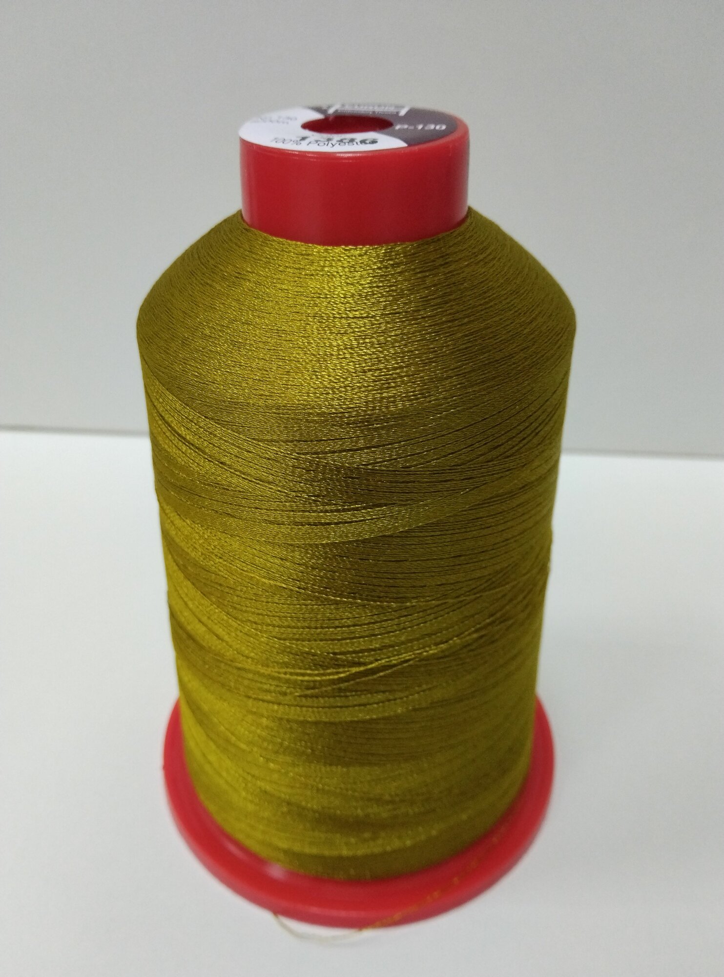 Нитки вышивальные Euron Р-130 №130 5000м, полиэстер, Цвет-1386 оливковый