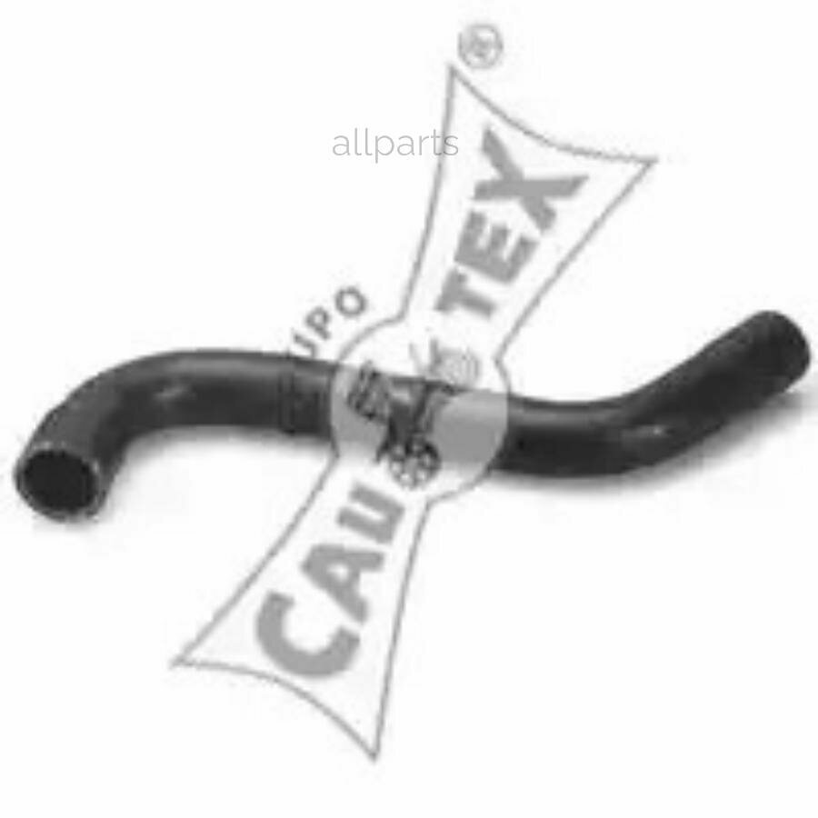 CAUTEX 036161 Патрубок системы охлаждения радиатора VOLKSWAGEN: PASSAT III 1.6-1.8-1.9D/TD-2.0 88-93, PEUGEOT: 405 1.9D/TD 88-96, NISSAN: SUNNY 1.7D 86-91, FORD: ESCORT III 1.1 80-85