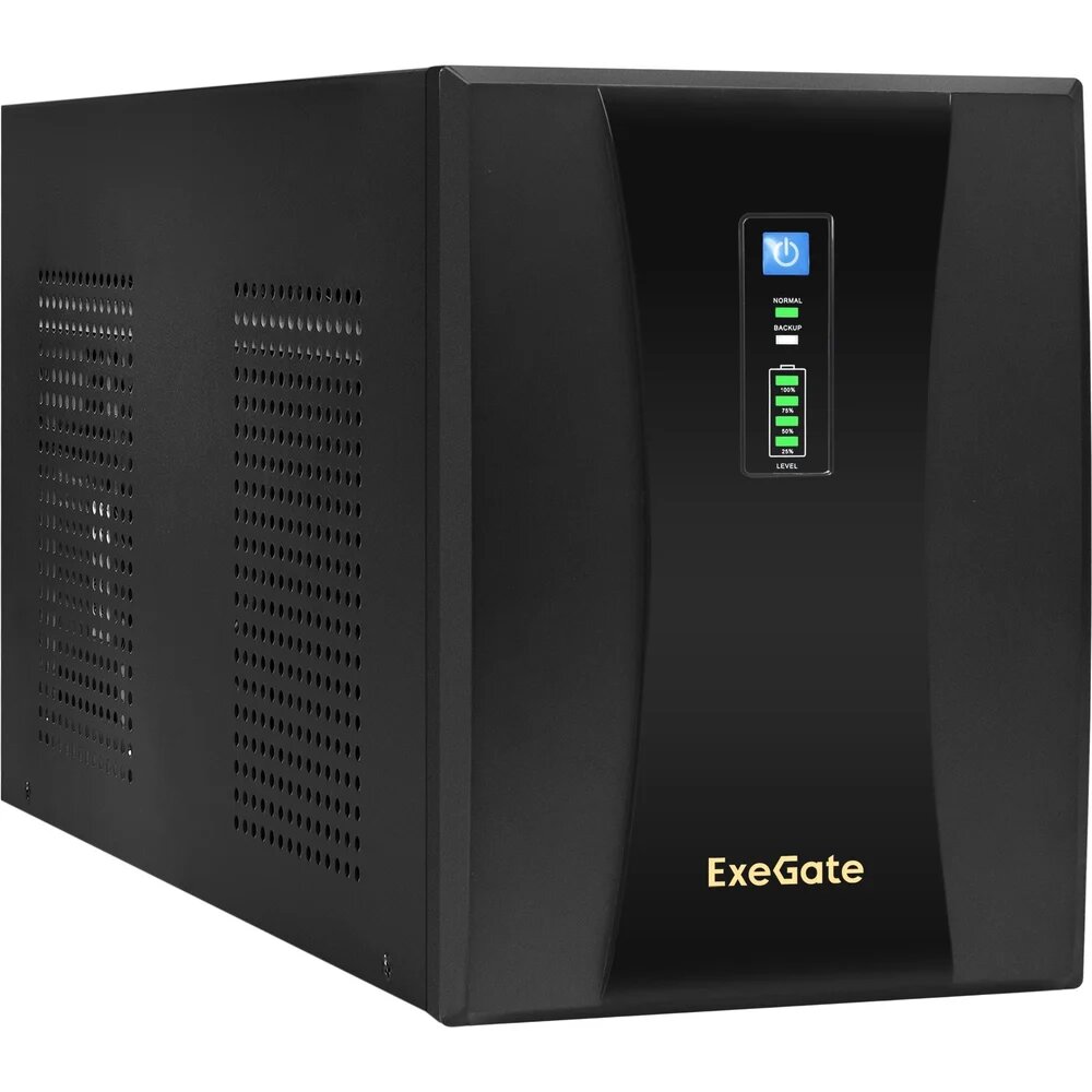 Источник бесперебойного питания ExeGate SpecialPro UNB-3000, 3000VA/1800W, 6 розеток, металлический корпус,