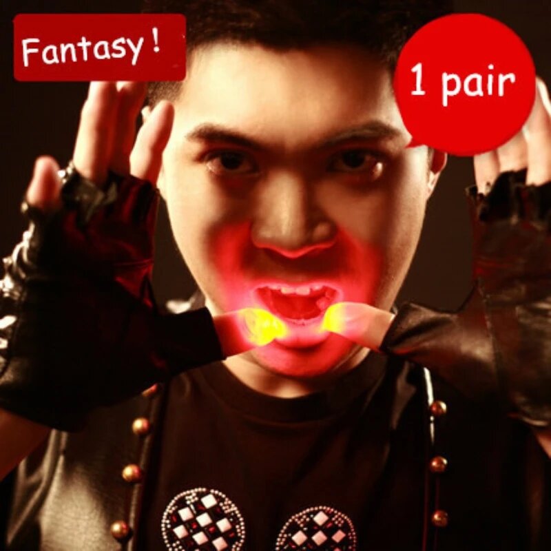 Светящиеся пальчиковые фонарики GWOLVES для детей белый