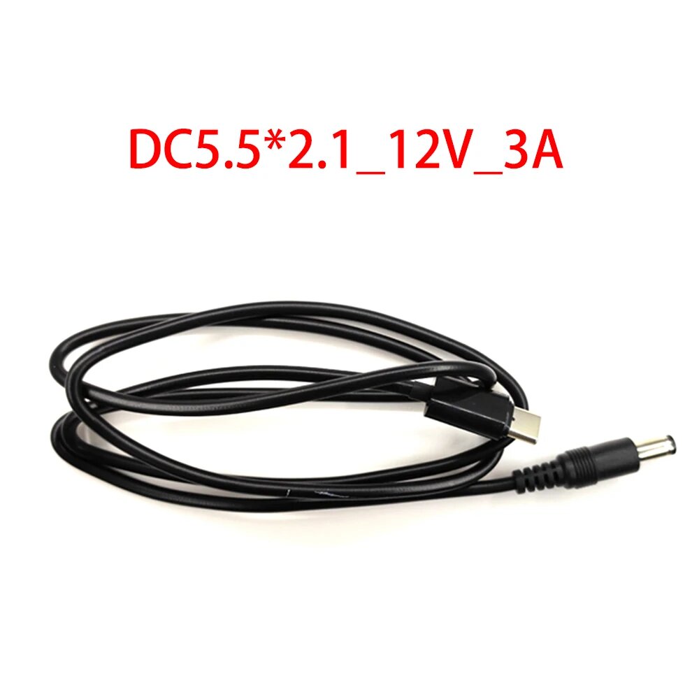 Occkic USB Type-C к DC кабель переходник 9В 12В 15В 20В 5.5 2.1 12V 3A