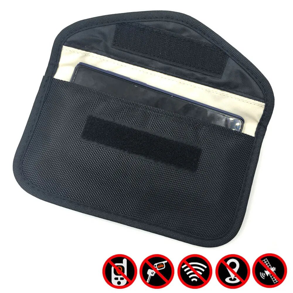 Блокирующий чехол для ключей и телефона RFID Черный, Type 4 black