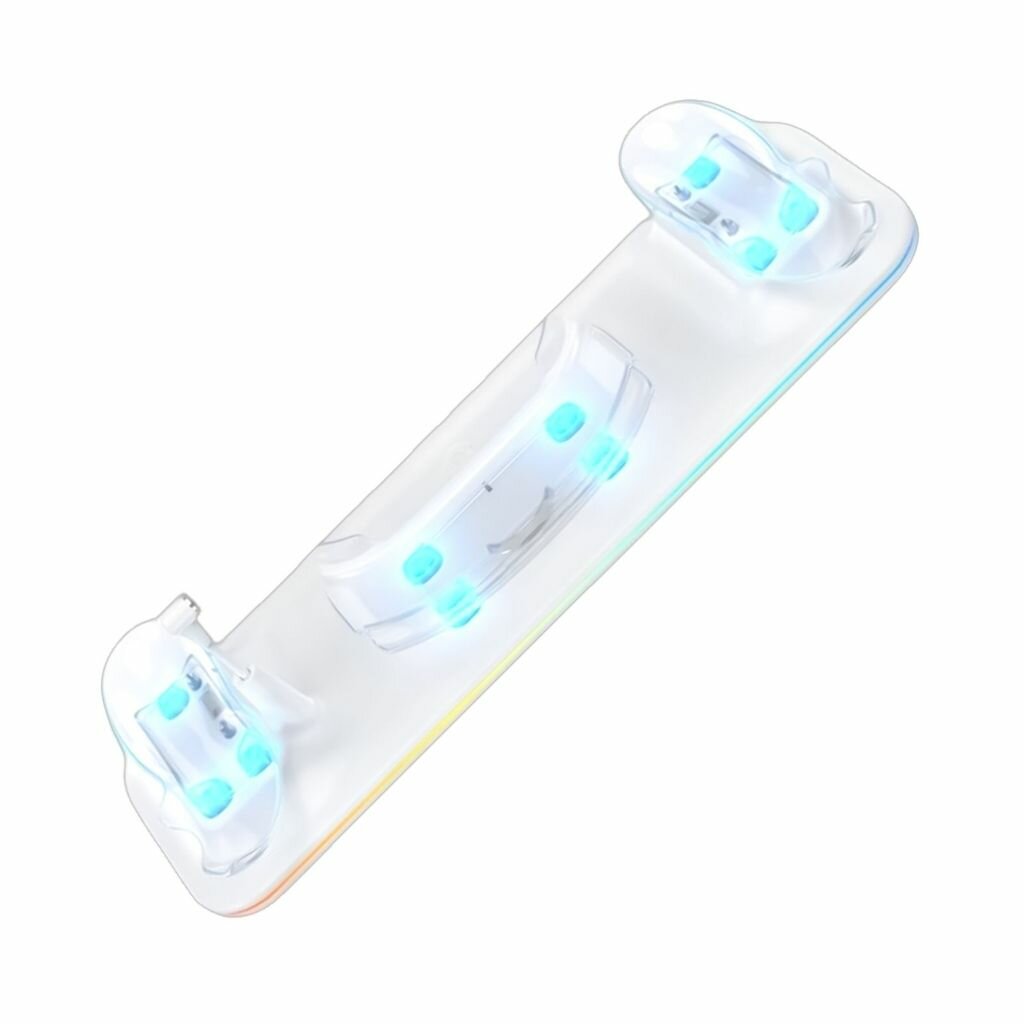 Зарядная док-станция для 3 контроллеров VR-гарнитуры. Подставка со светодиодной подсветкой. Аксессуары. База быстрой станции.