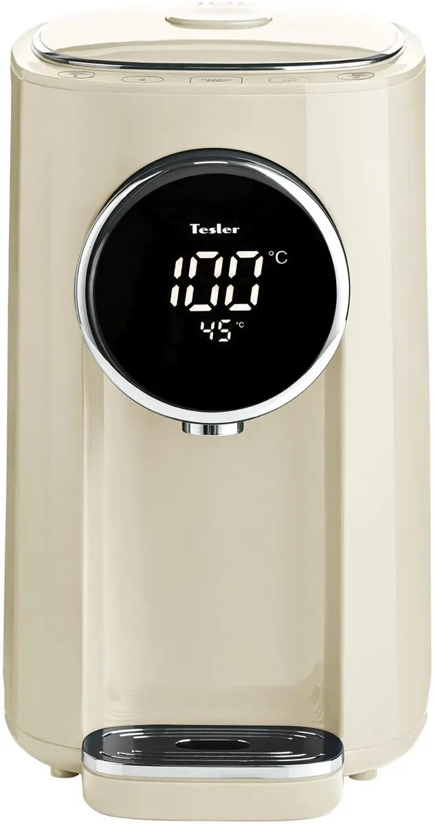 Термопот Tesler TP-5060, с подсветкой, 6 температурных режимов, бежевый