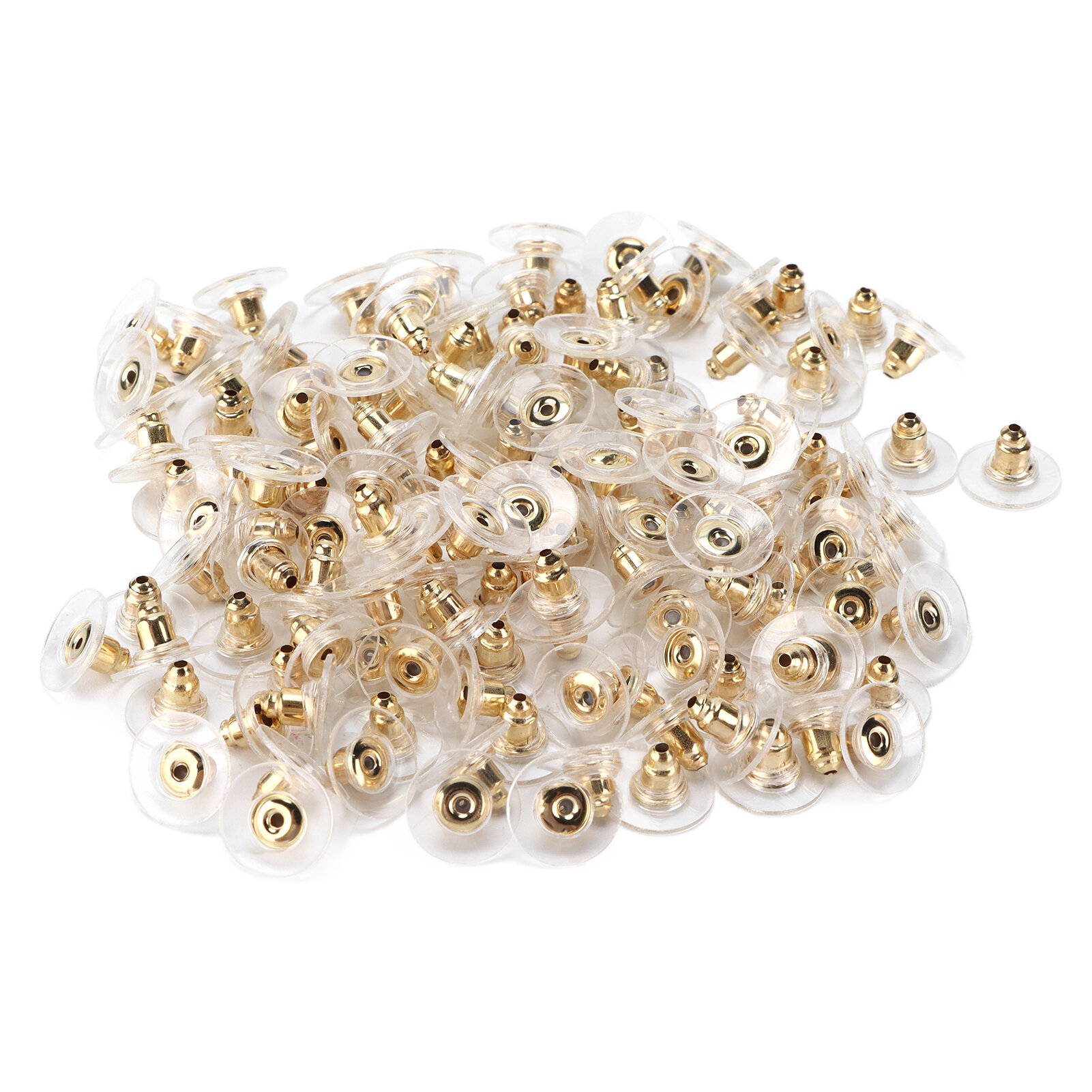 200 шт. Задние упоры для серег прозрачные силиконовые стопперы DIY аксессуары для handmade украшений